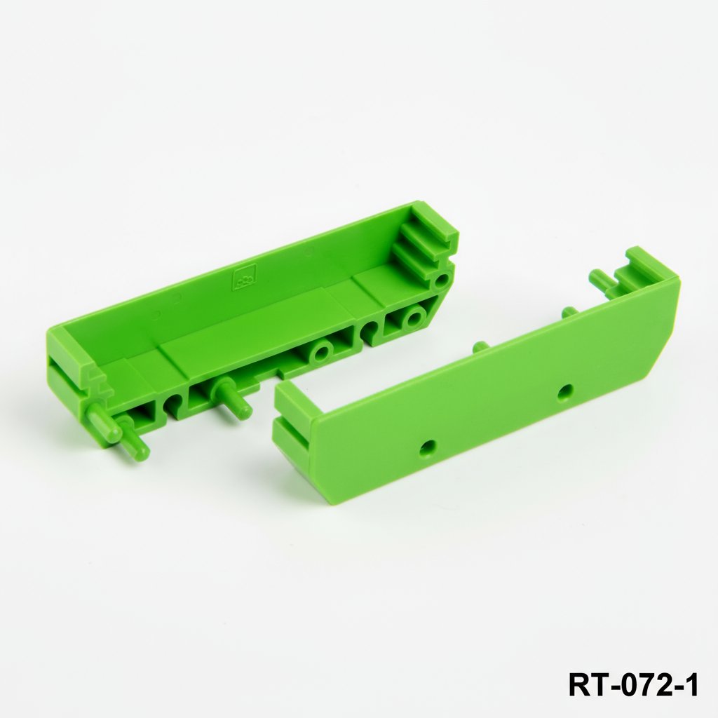 RT-072-1 72mm Din Rail Modular PCB Board Holders (End Section ...