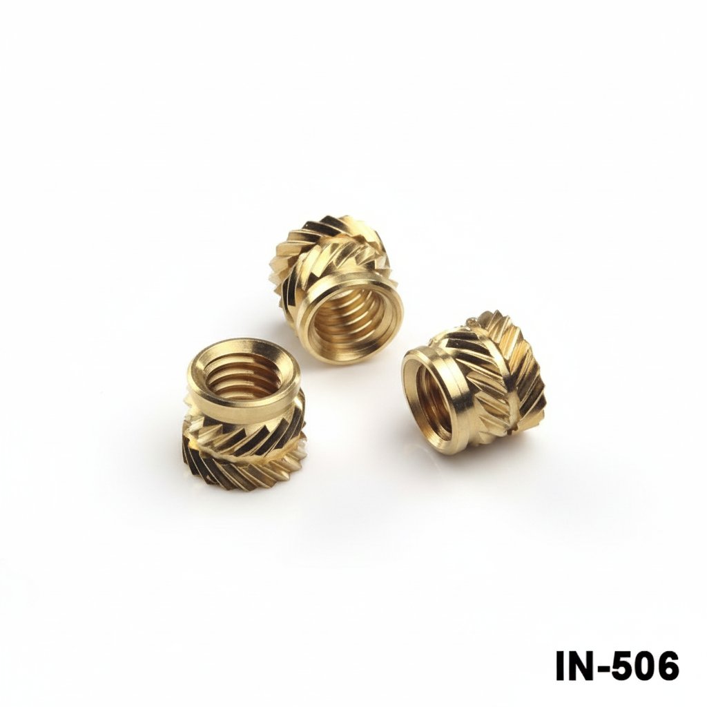 IN-506-M5 5,8mm Brass Threaded Insert | ALTINKAYA Electronic Enclosures ...