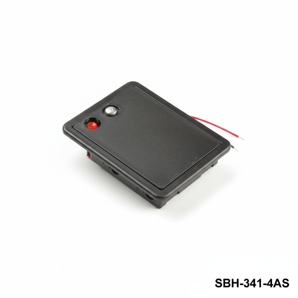 4 قطع حامل بطارية UM-3 / AA بحجم AA (جنبًا إلى جنب) (سلكي) (بدون زر ...