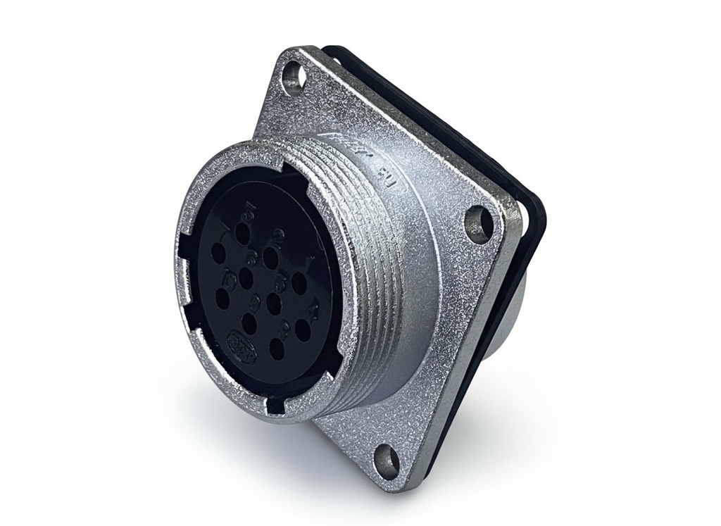 PLS-2410-RF-R M26 10-polige vrouwelijke connector met aansluitingen | ALTINKAYA Electronic ...